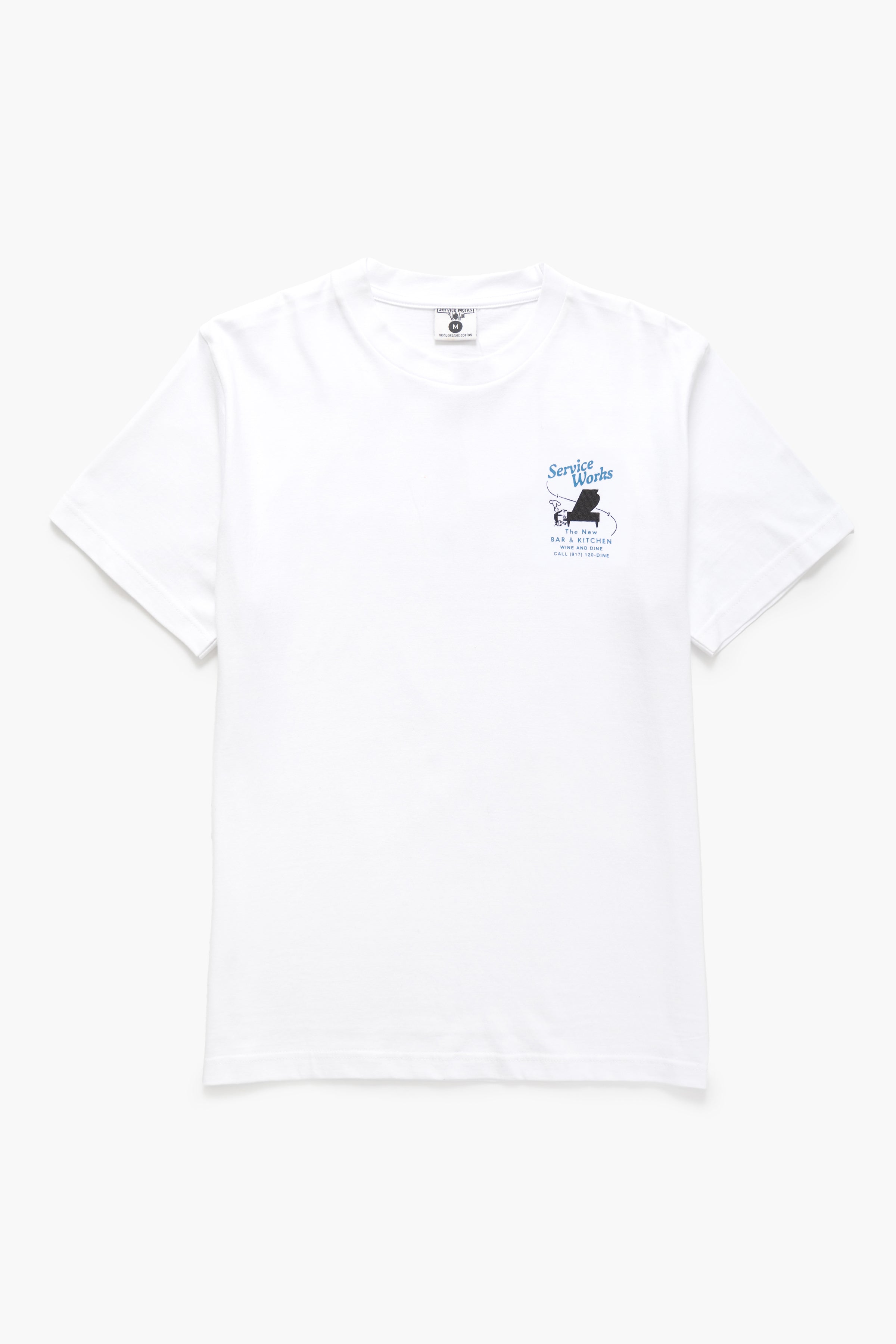 Service Works - Bar & Kitchen Tee - White – Blacksmith Store