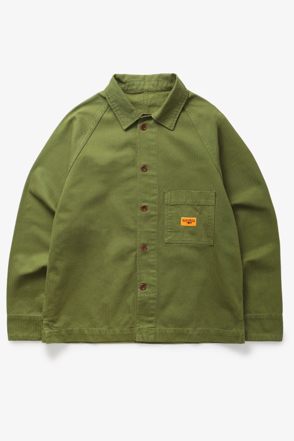 Service Works - Herringbone Front Of House Jacket - Pesto – Blacksmith ...