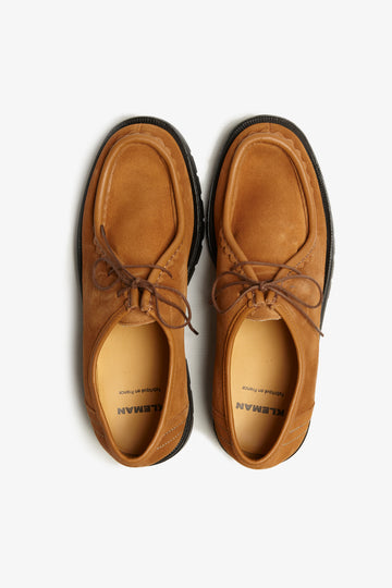 Kleman - Padror Moc Toe Shoe - Caramel Suede – Blacksmith Store